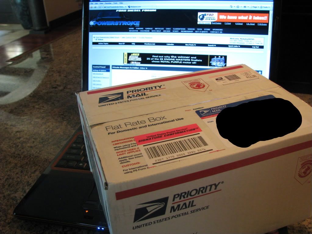 OMG MY DASHDAQ IS HERE!!!!!! | Ford Powerstroke Diesel Forum