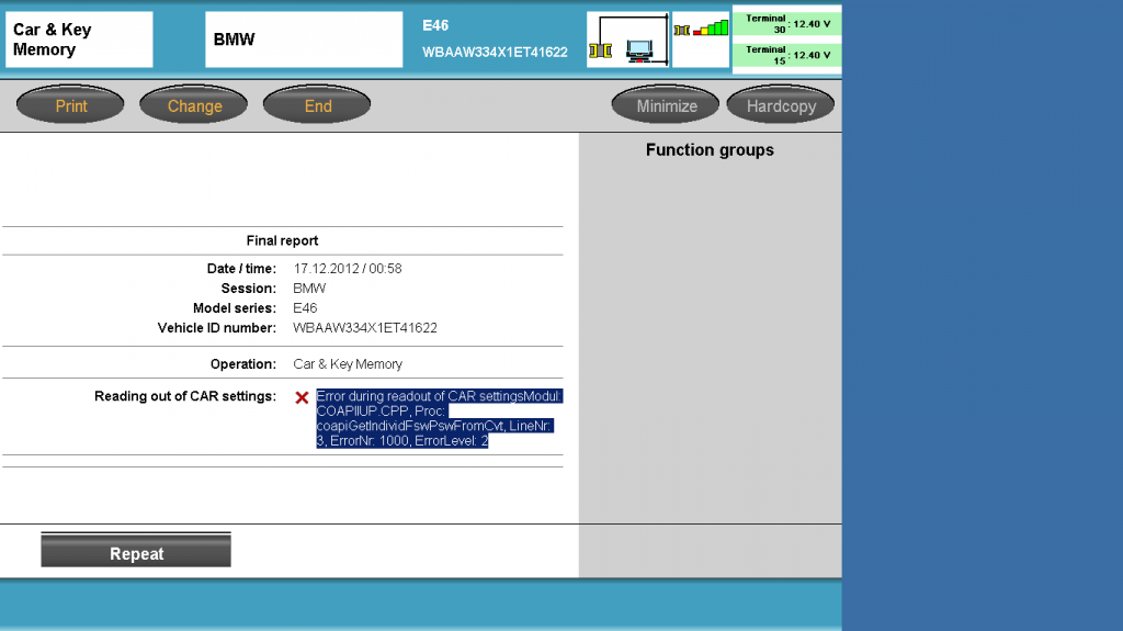 Error accessing CKM with Progman Error accessing CKM with Progman