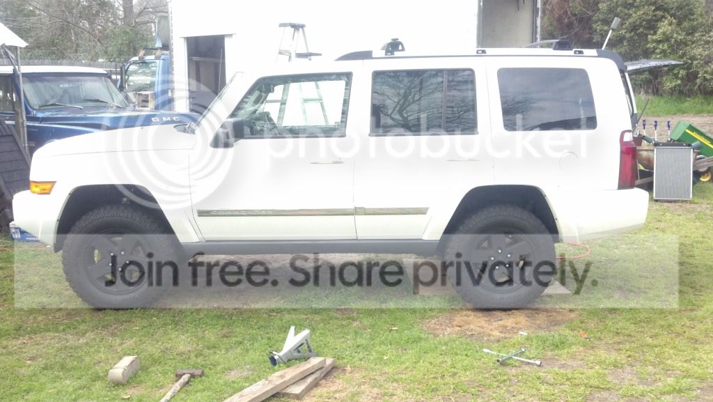 just installed lift!!!! | Jeep Commander Forum