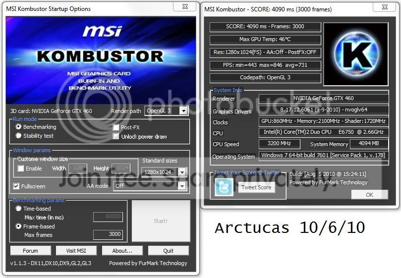 Kombustor Benchmark Compilation | Page 2 | TechPowerUp Forums